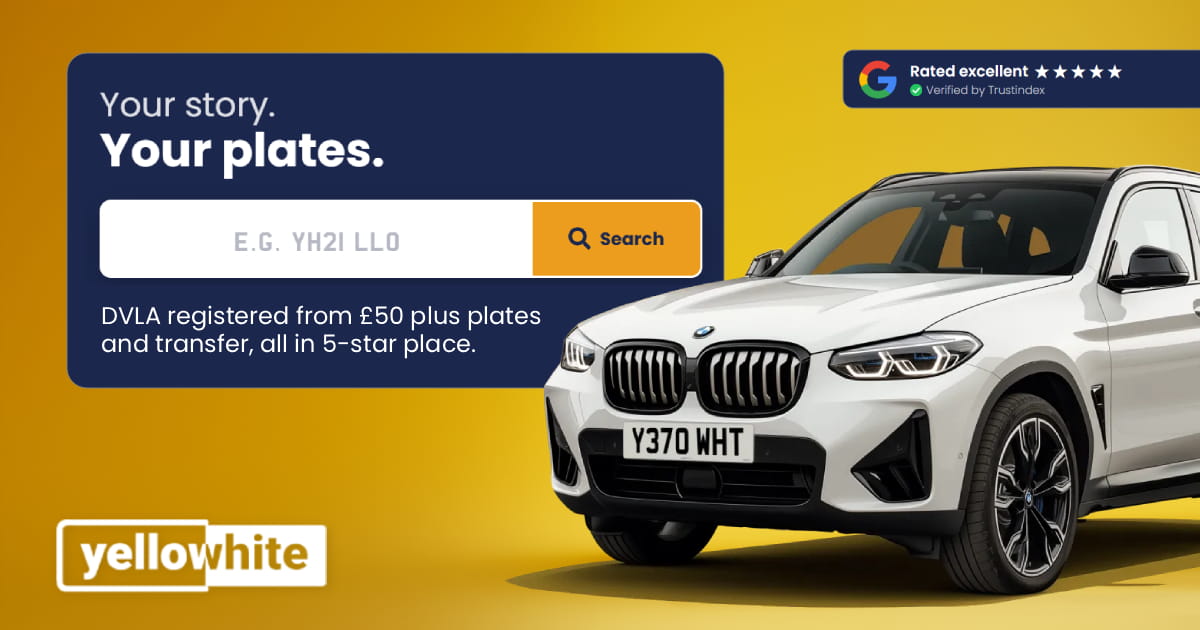 How to Change Your Number Plate with DVLA – Yellowhite
